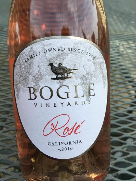 2016 Bogle Vineyards Pinot Noir Rosé, USA, California, Sonoma County ...