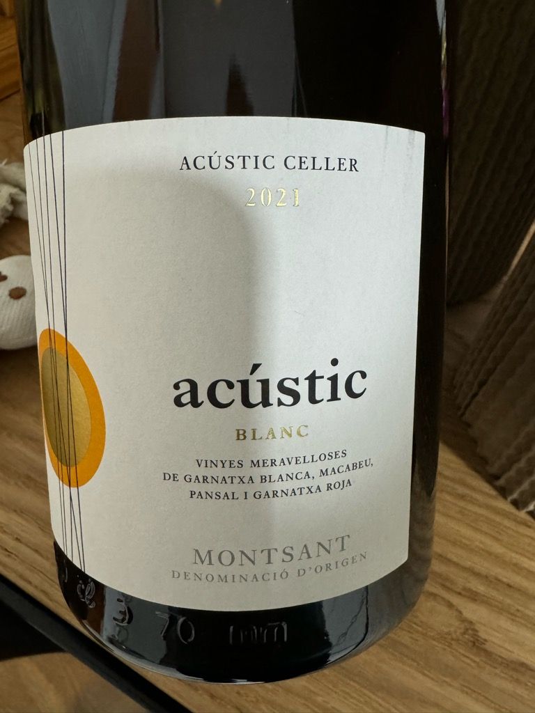 2021 Acústic Celler Montsant Acústic Negre, Spain, Catalunya, Tarragona ...