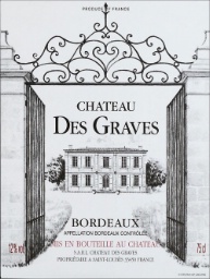 2010 Château des Graves Bordeaux, France, Bordeaux - CellarTracker
