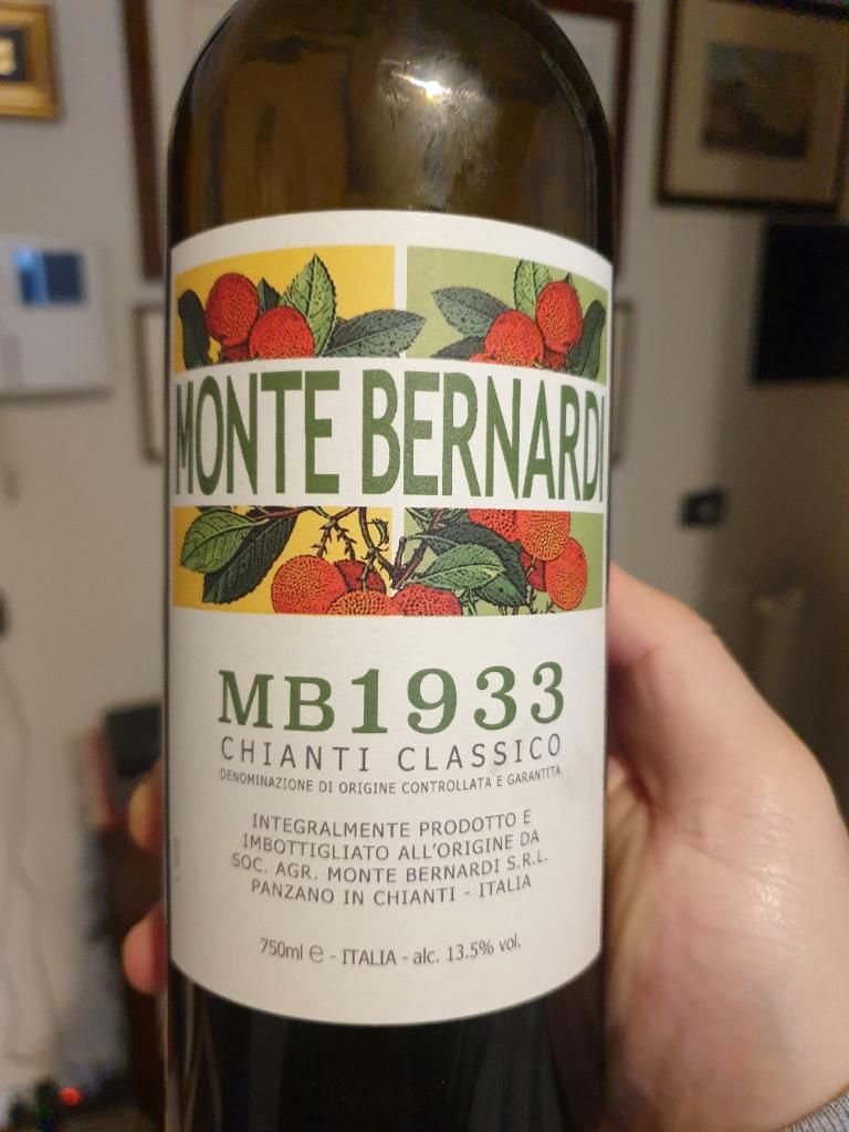 2020 Monte Bernardi Chianti Classico MB1933, Italy, Tuscany, Chianti ...