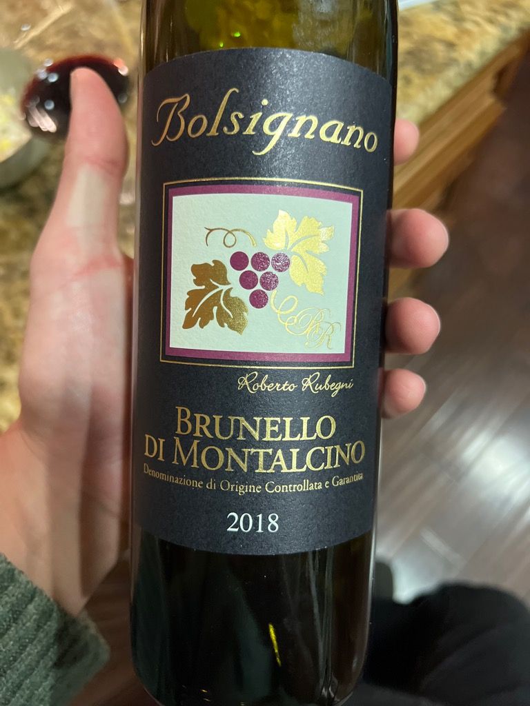 2018 Bolsignano Brunello di Montalcino, Italy, Tuscany, Montalcino ...