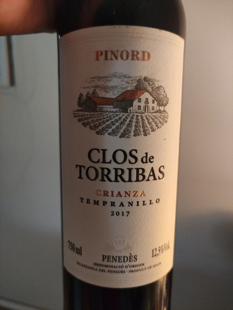 2019 Pinord Penedès Clos de Torribas Crianza, Spain, Catalunya, Penedès ...