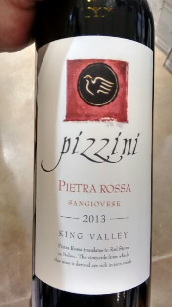 2013 Pizzini Sangiovese Pietra Rossa, Australia, Victoria, North East ...