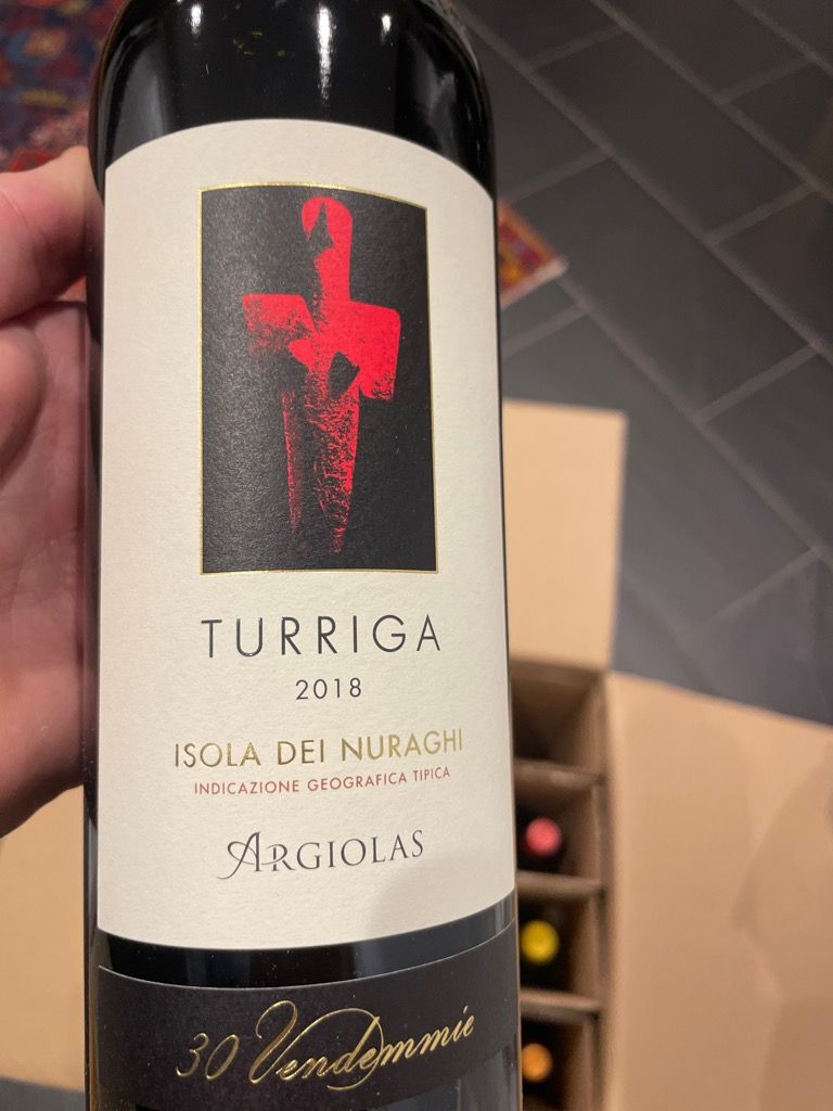 2018 Argiolas Turriga 30° Vendemmia Isola dei Nuraghi IGT, Italy ...