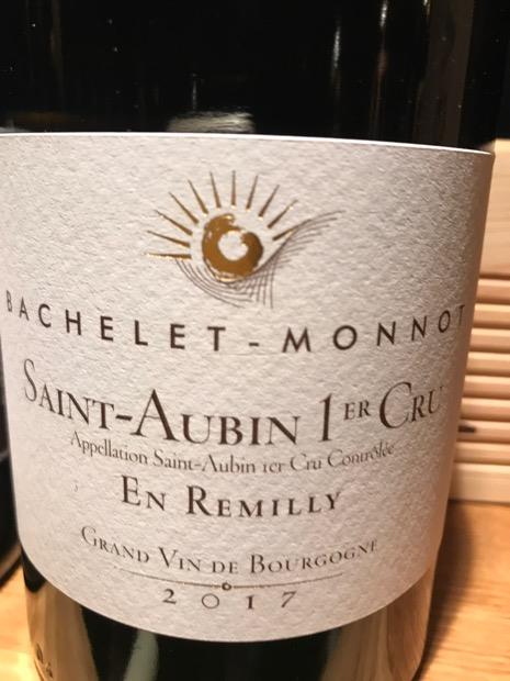 2017 Domaine Bachelet-Monnot Saint-Aubin 1er Cru En Remilly Blanc ...