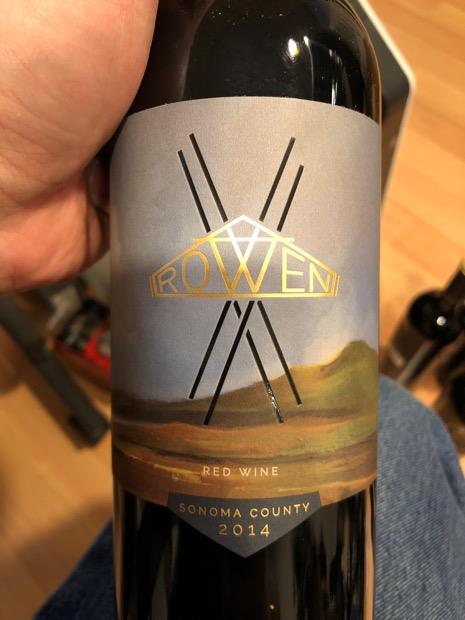2014 Rowen Wine Red Blend, USA, California, Sonoma County - CellarTracker