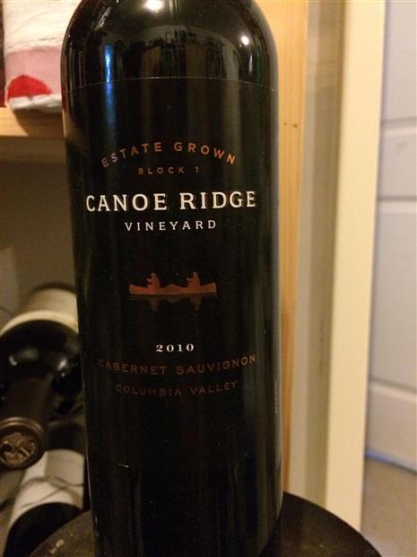 2012 Canoe Ridge Cabernet Sauvignon Reserve Estate Grown Block 1, USA ...