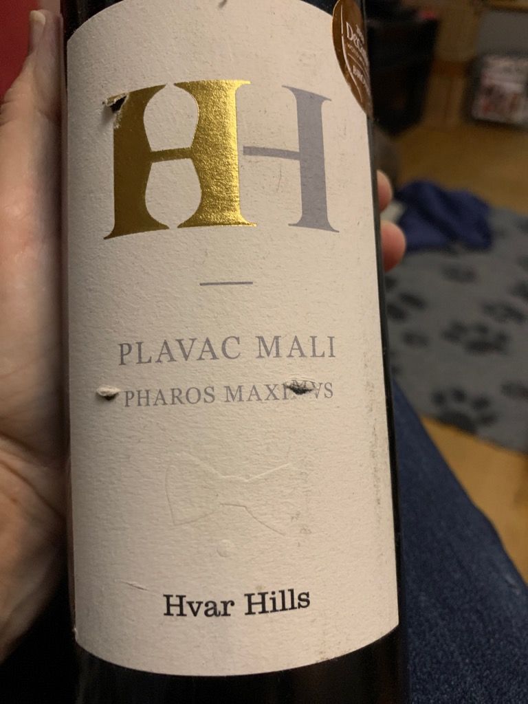 2012 Hvar Hills Plavac Mali Pharos Maximvs, Croatia, Dalmatia, Srednja ...