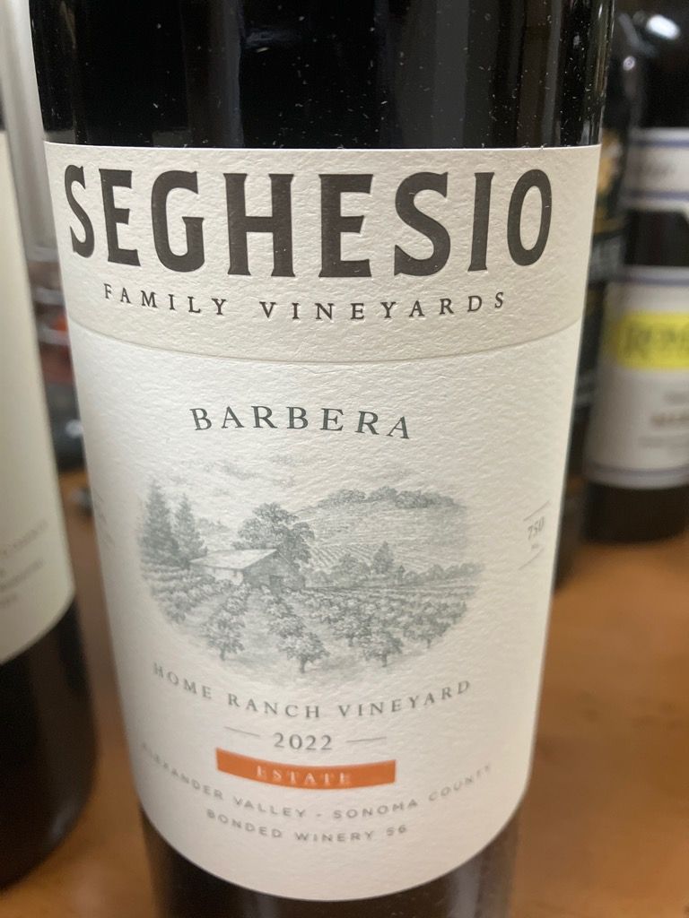 2022 Seghesio Family Vineyards Zinfandel Estate Home Ranch, USA ...