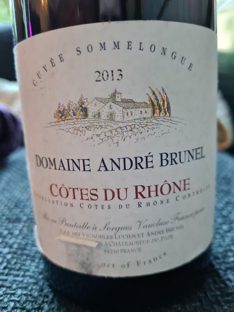2013 Domaine André Brunel Côtes du Rhône Cuvée Sommelongue, France ...