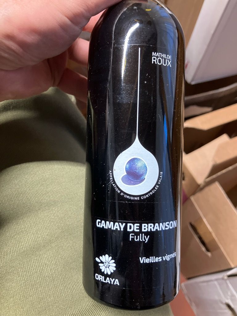 2020 Cave de l'Orlaya Gamay de Branson Fully, Switzerland, Valais, Fully - CellarTracker