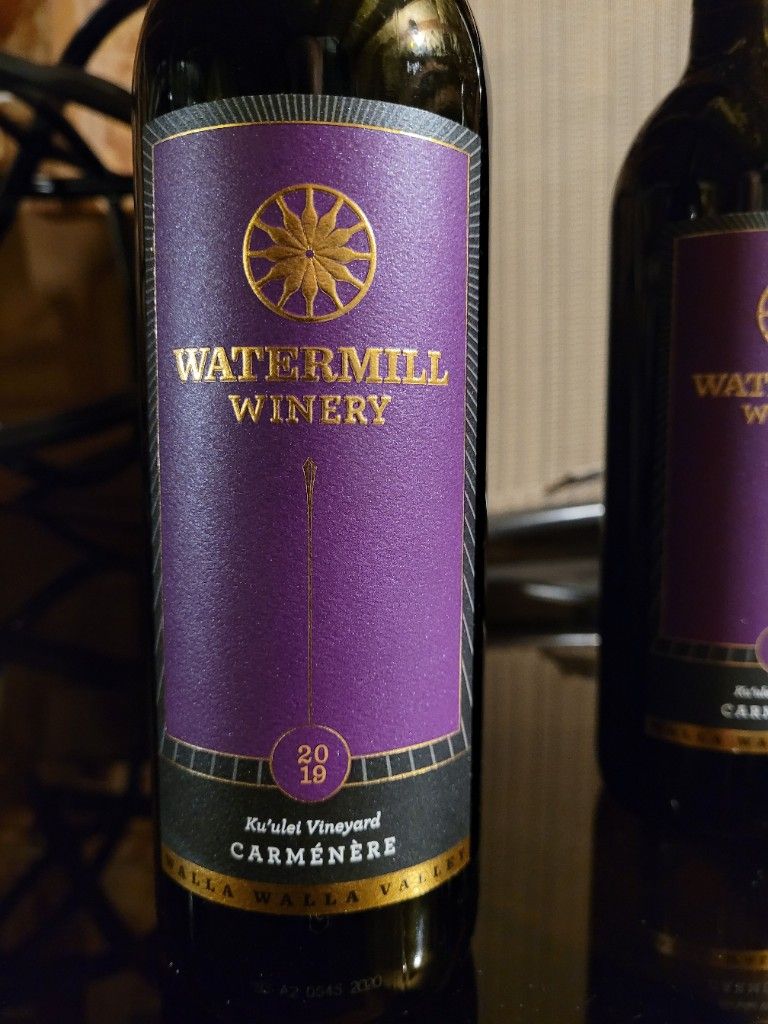 2019 Watermill Winery Carménère, USA, Washington, Columbia Valley ...