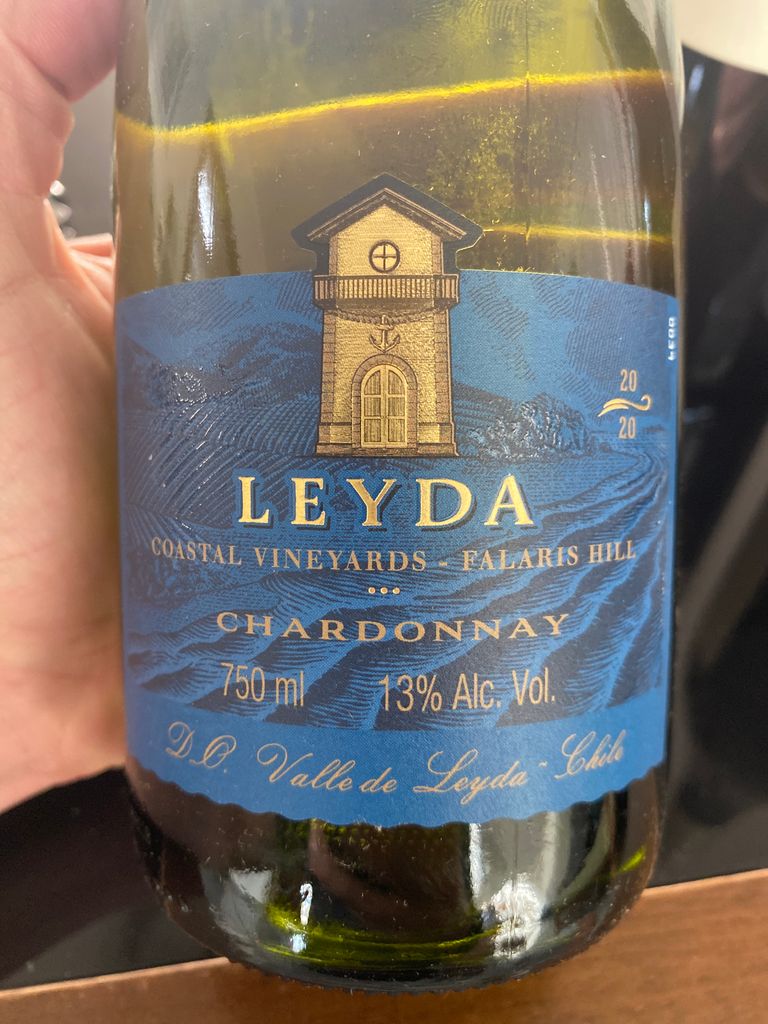 2020 Leyda Chardonnay Falaris Hill, Chile, San Antonio Valley, Leyda ...