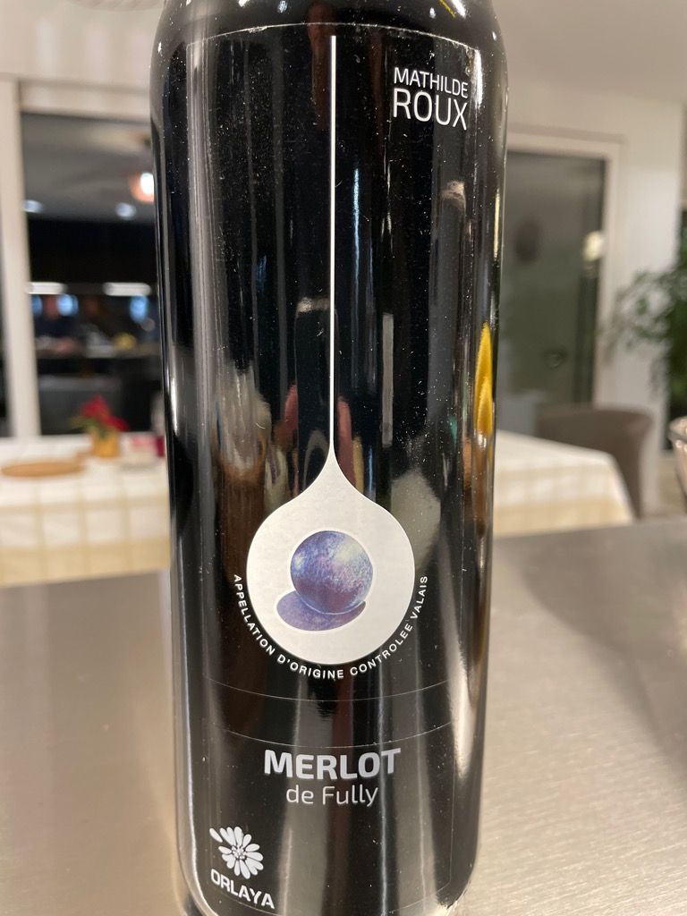 2020 Cave de l'Orlaya Merlot Fully, Switzerland, Valais, Fully - CellarTracker