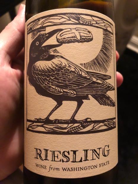 2016 Corvidae Wine Co. Riesling, USA, Washington, Columbia Valley ...