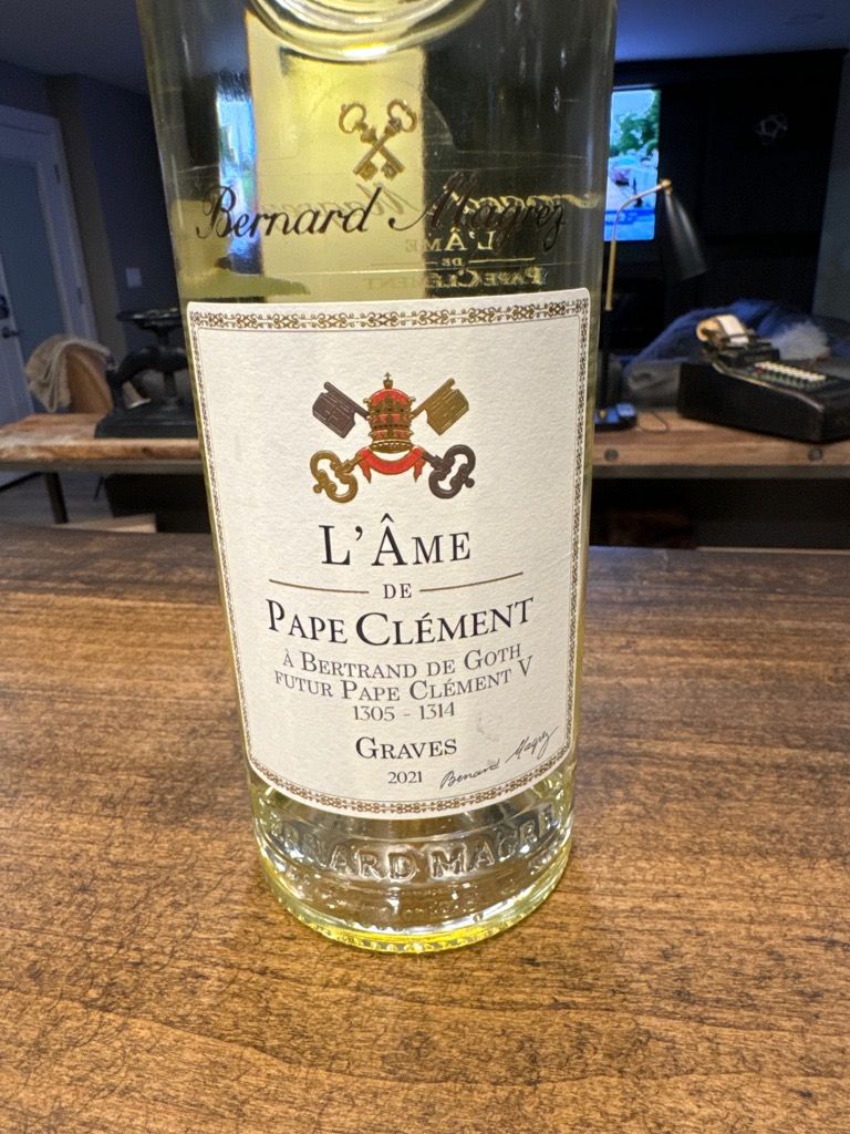2021 Château Pape Clément L'Âme de Pape Clément Blanc, France, Bordeaux ...