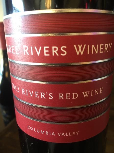 2012 Three Rivers Winery River's Red, USA, Washington, Columbia Valley ...