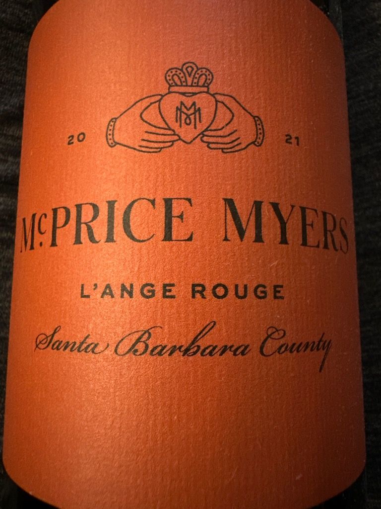 2021 McPrice Myers L'Ange Rouge, USA, California, Central Coast, Santa ...