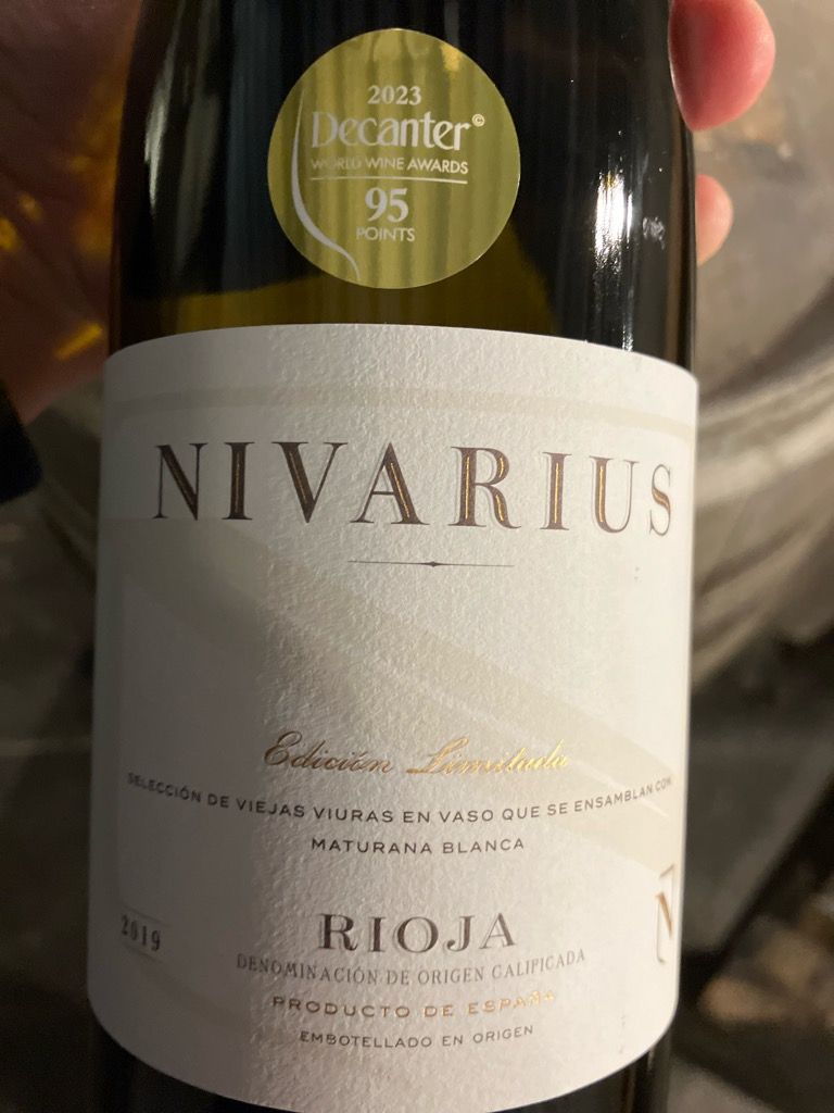 2019 Nivarius Rioja, Spain, La Rioja, Rioja - CellarTracker