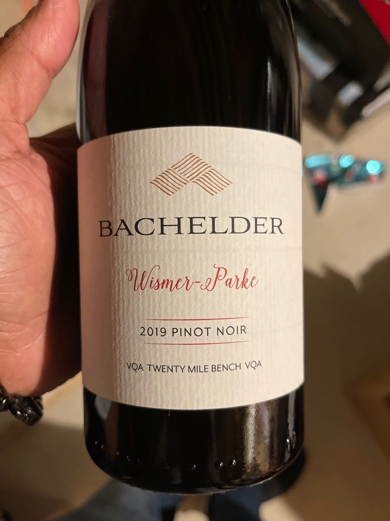 2021 Bachelder Pinot Noir Wismer-Parke Vineyard, Canada, Ontario ...