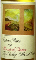 1997 Robert Pecota Muscat Canelli Moscato d'Andrea, USA, California ...