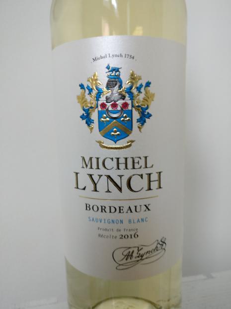 2016 Michel Lynch Sauvignon Blanc Bordeaux, France, Bordeaux ...