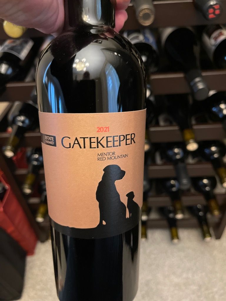 2022 Cooper Wine Company Gatekeeper Mentor, USA, Washington, Columbia ...
