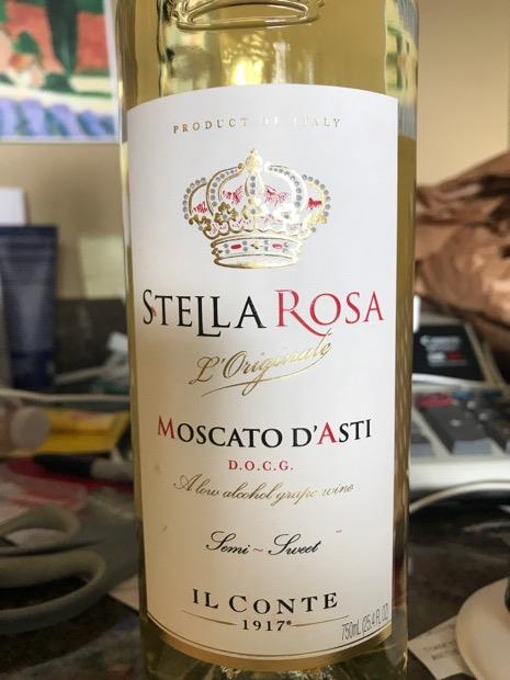 2017 Il Conte Stella Rosa Moscato, Italy, Piedmont, Asti, Moscato d ...