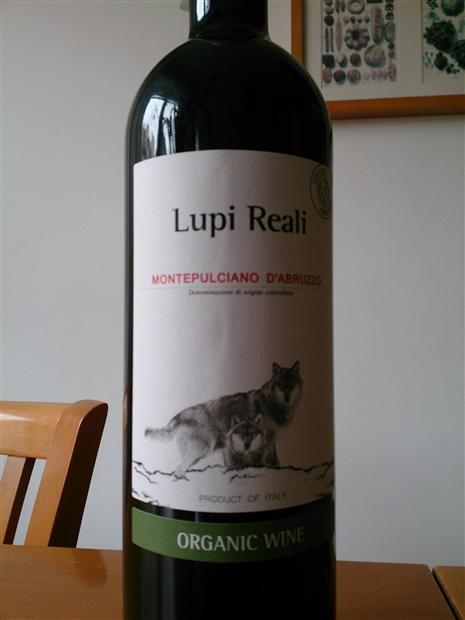 2012 Lupi reali Montepulciano d'Abruzzo, Italy, Abruzzi, Montepulciano ...