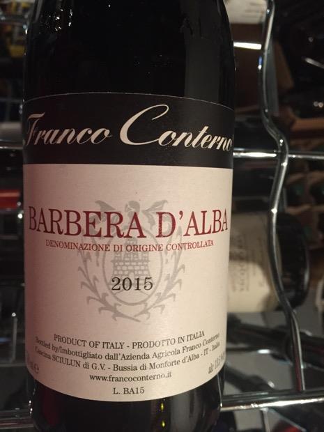 2019 Franco Conterno Barbera d'Alba, Italy, Piedmont, Alba, Barbera d ...