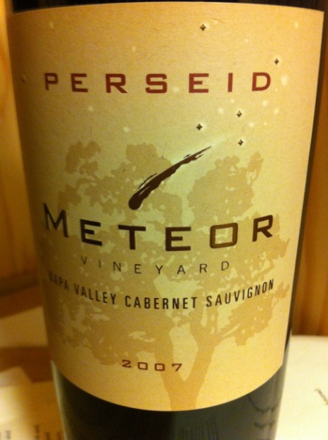 2006 Meteor Vineyard Cabernet Sauvignon Perseid, USA, California, Napa ...