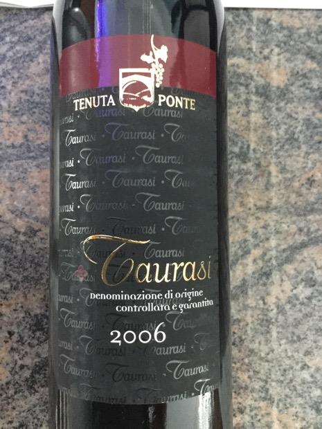 2005 Tenuta Ponte Taurasi, Italy, Campania, Taurasi DOCG - CellarTracker