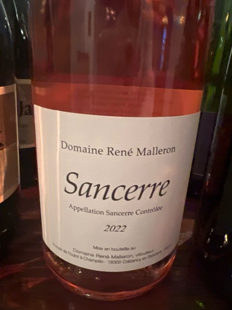 2022 René Malleron Sancerre, France, Loire Valley, Upper Loire ...