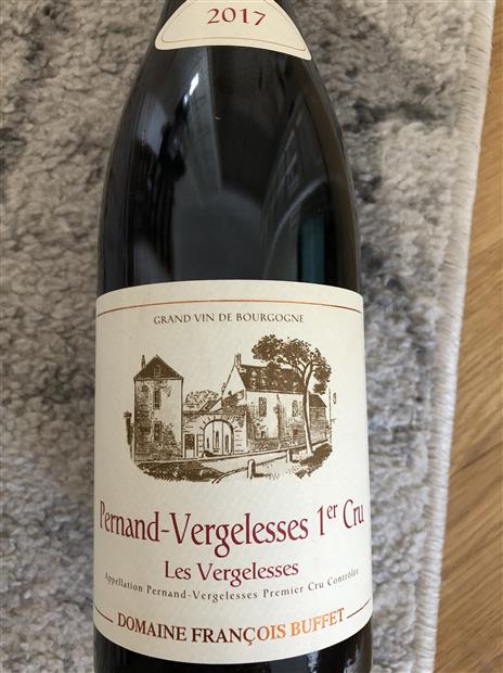 2017 Domaine François Buffet Pernand-Vergelesses 1er Cru Les ...