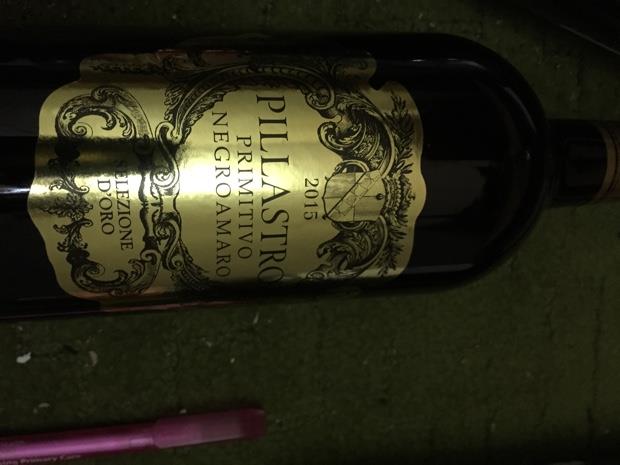 2015 Cantine Due Palme Pillastro Primitivo Negroamaro Selezione d'Oro ...
