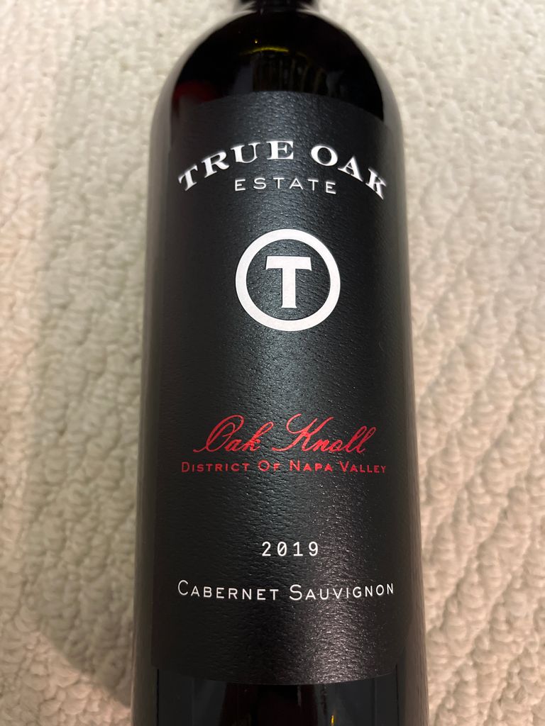 2019 True Oak Cabernet Sauvignon, USA, California, Napa Valley, Oak ...