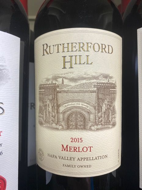 2015 Rutherford Hill Merlot Anniversary, USA, California, Napa Valley ...