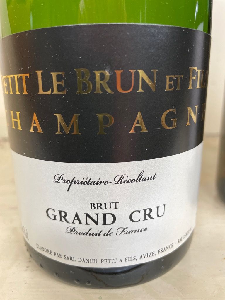 NV Petit Le Brun et Fils Champagne Grand Cru Brut, France, Champagne ...
