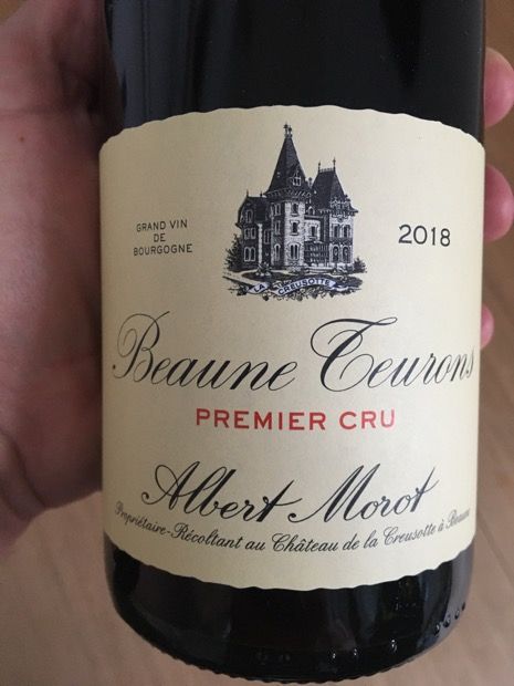 2020 Albert Morot Beaune 1er Cru Au Dessus de Marconnets, France ...