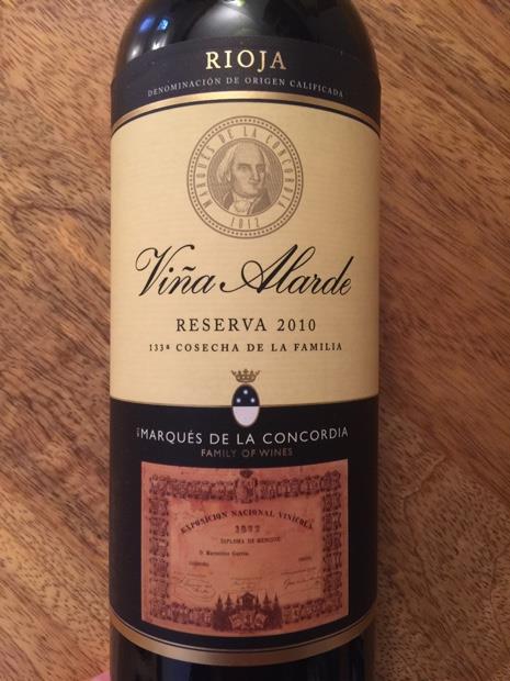2010 Berberana Rioja Reserva Viña Alarde, Spain, La Rioja, Rioja ...