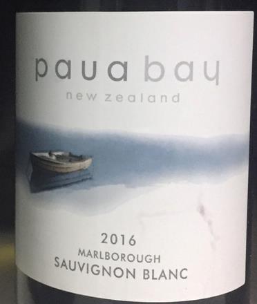 2016 Paua Bay Wines Sauvignon Blanc, New Zealand, South Island ...
