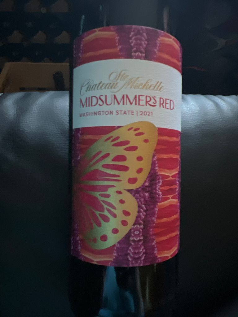 2021 Chateau Ste. Michelle Midsummer's Red Blend, USA, Washington ...