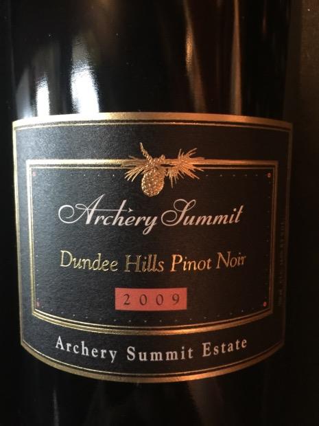 2009 Archery Summit Pinot Noir 100% Whole Cluster, USA, Oregon ...