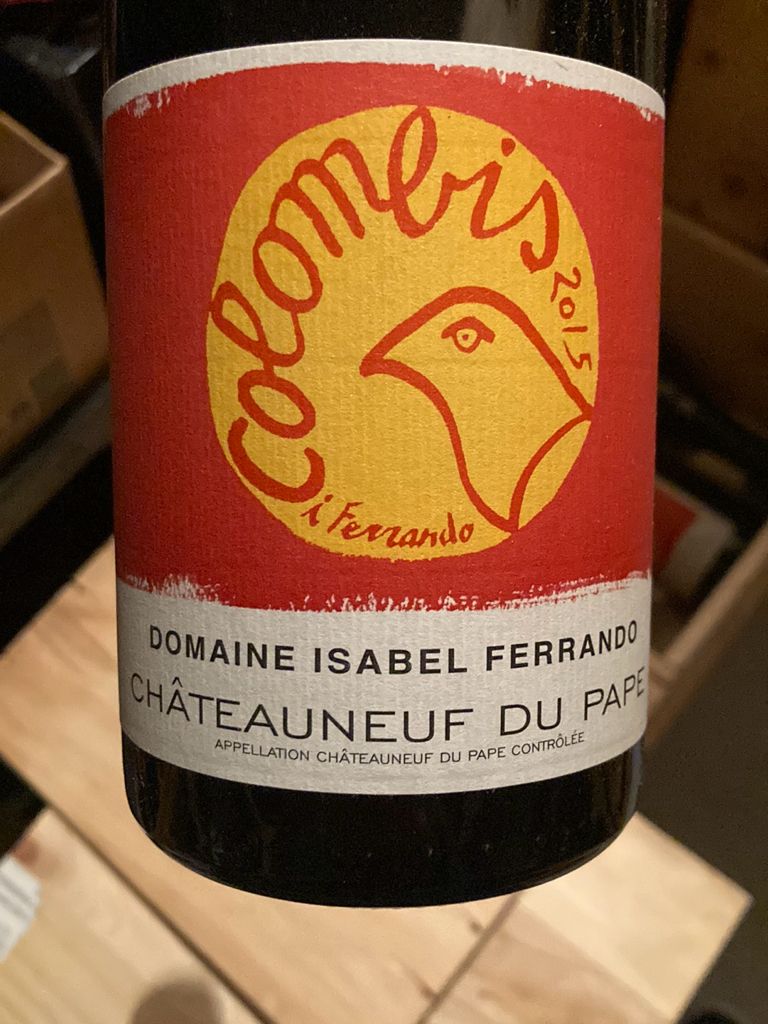 2015 Famille Isabel Ferrando Châteauneuf-du-Pape Colombis, France ...