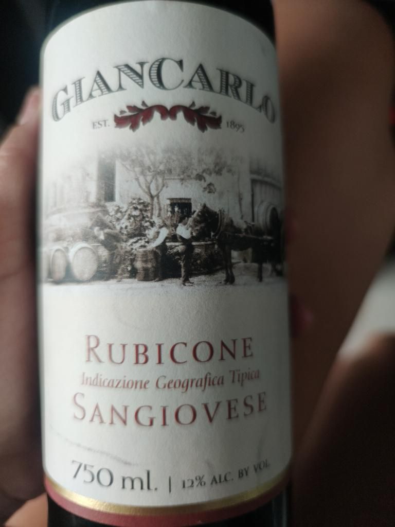 2020 Giancarlo Sangiovese Rubicone, Italy, Emilia-Romagna, Rubicone ...