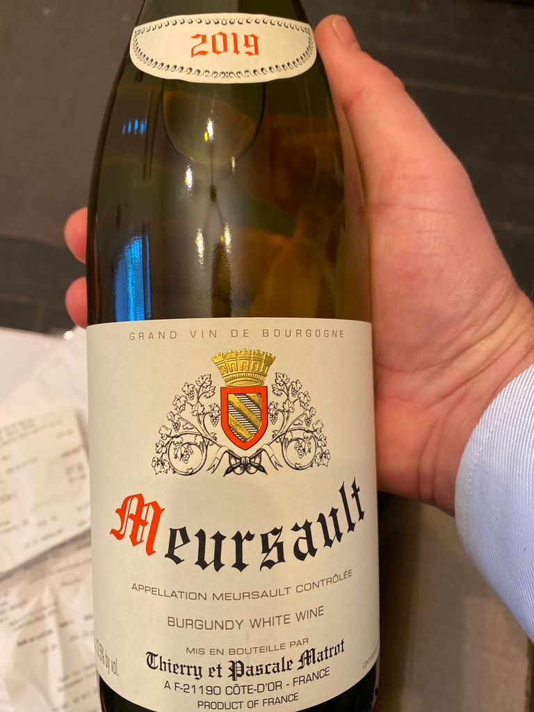 2019 Domaine Matrot Meursault, France, Burgundy, Côte de Beaune ...