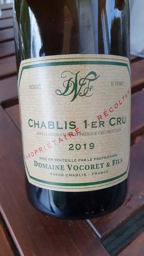 2020 Domaine Vocoret et Fils Chablis 1er Cru Vaillons Vieilles Vignes ...