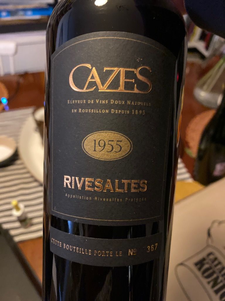 1961 Domaine Cazes Rivesaltes Vintage, France, Languedoc Roussillon ...