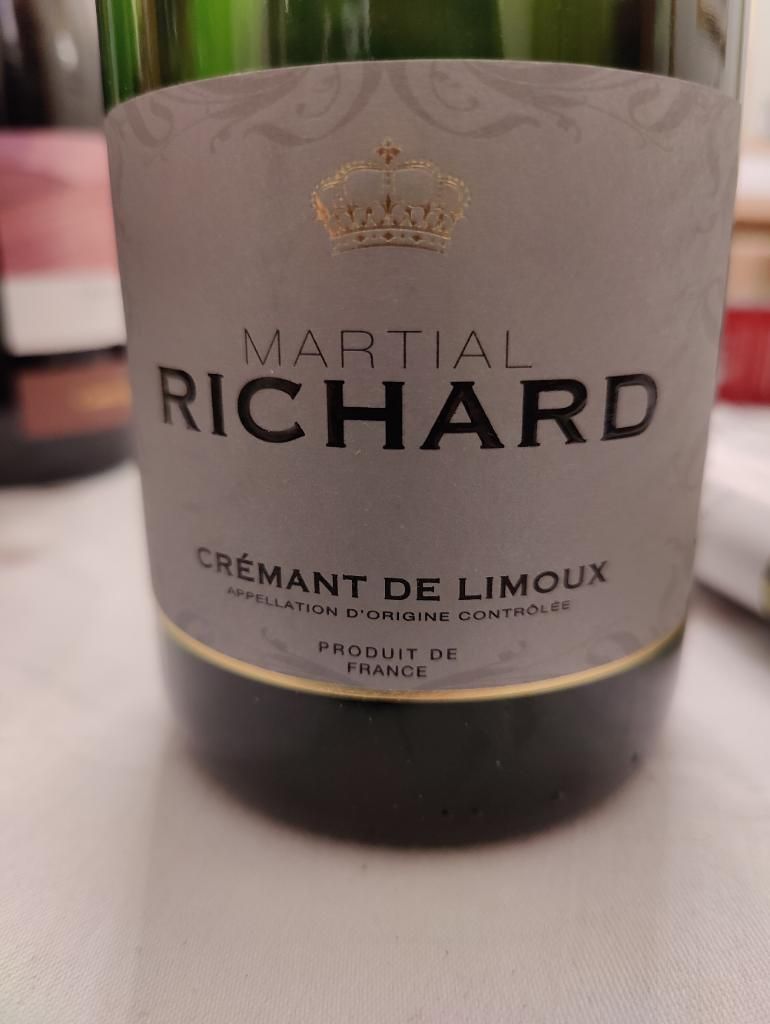 NV Martial Richard Crémant de Limoux, France, Languedoc Roussillon ...