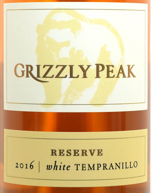 2016 Grizzly Peak White Tempranillo Reserve Rogue Valley, USA, Oregon ...